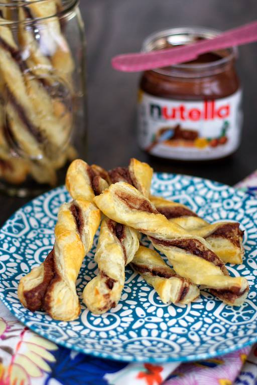 Torsades au Nutella et pépites de chocolat